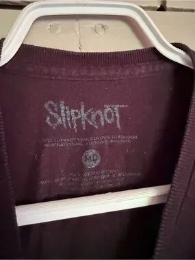 Slipknot | Tops | Slipknot Black Red Graphic Short Sleeve Tee | Poshmark